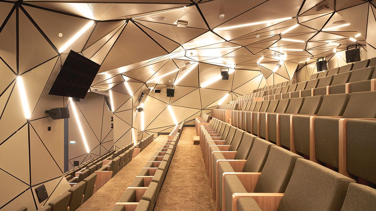 Auditorium chairs | Theatre seating | Fixed seating Customization - Urban Connect